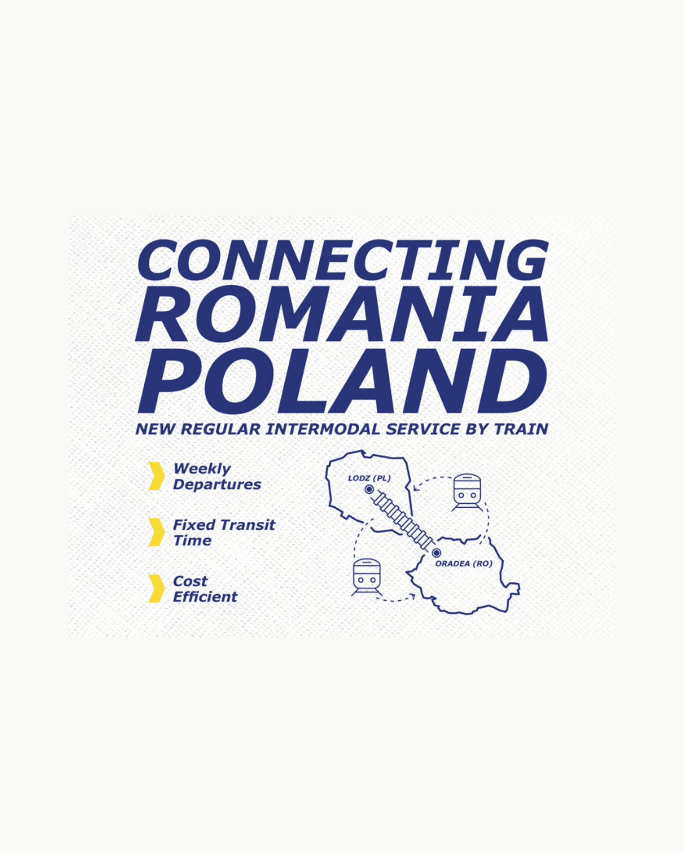 New train between Romania and Poland